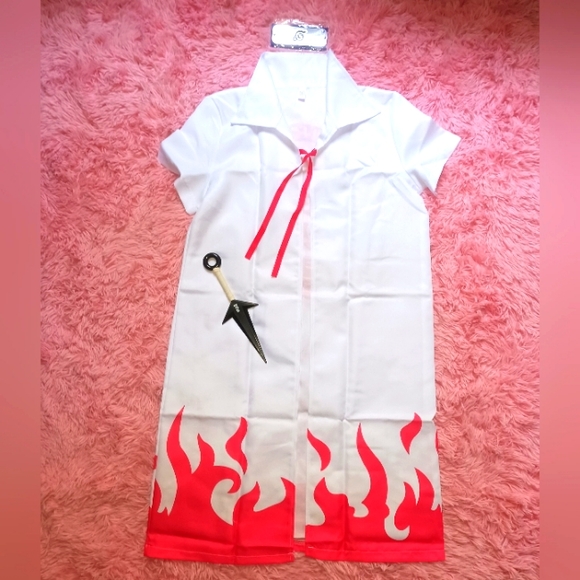 Jelusum | Kimonos & Yukatas | Mens Fourth Hokage Cloak Robe Minato ...